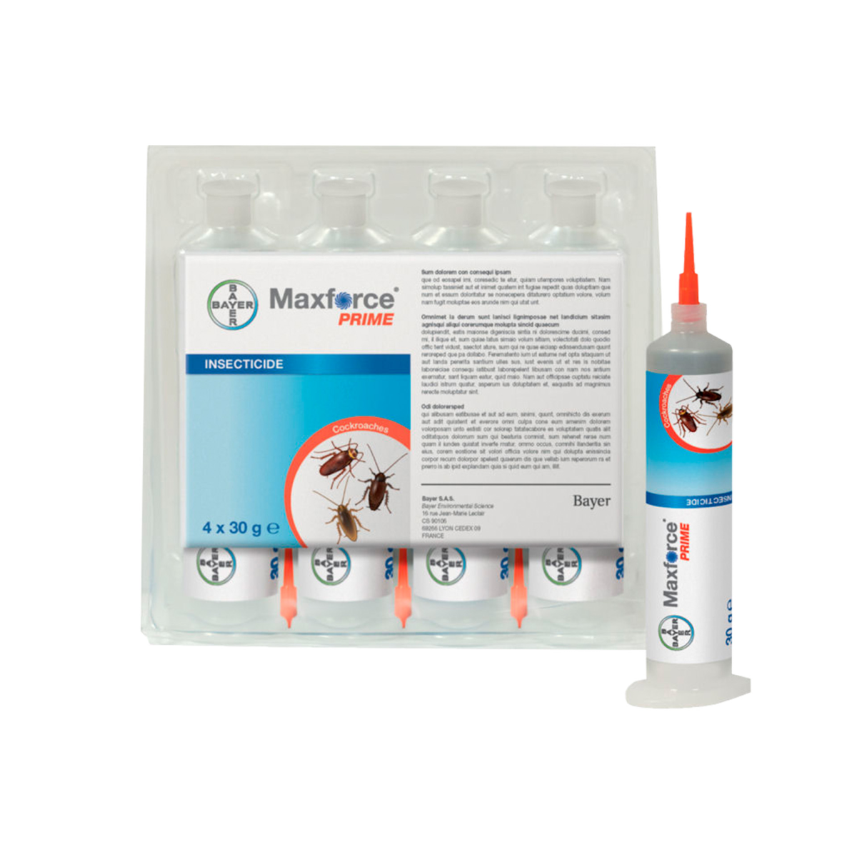 INSETICIDA MAXFORCE PRIME 4X30GR - SF0153644_00000 - Agritorres